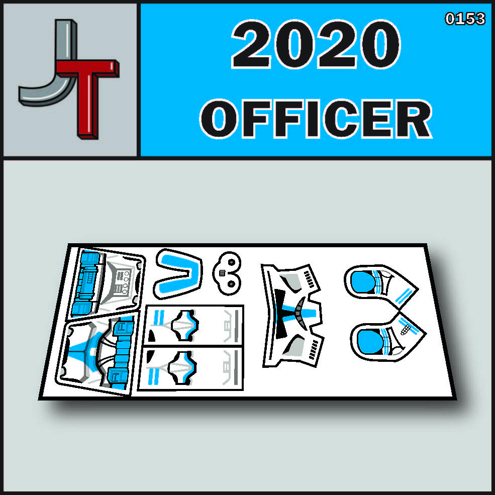 JONAK Toys Phase 2 Decal Sheet- 501st Officer