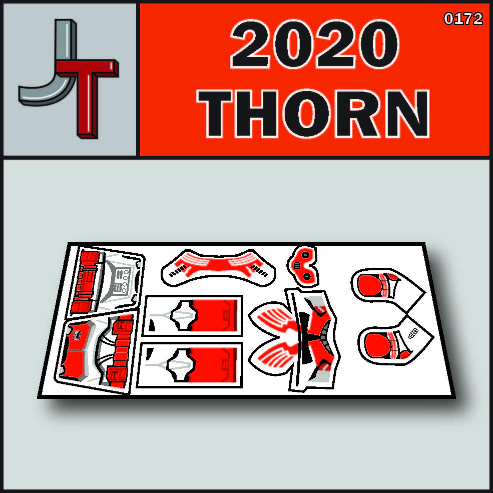 JONAK Toys Phase 2 Decal Sheet- Commander Thorn