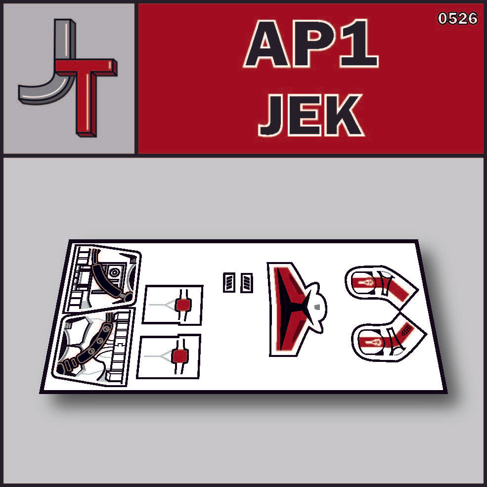JONAK Toys Phase 1 Decal Sheet- Jek