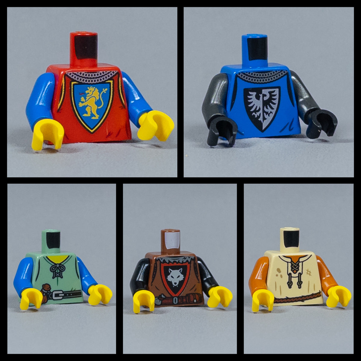 Official LEGO Medieval Torsos – JONAK Toys