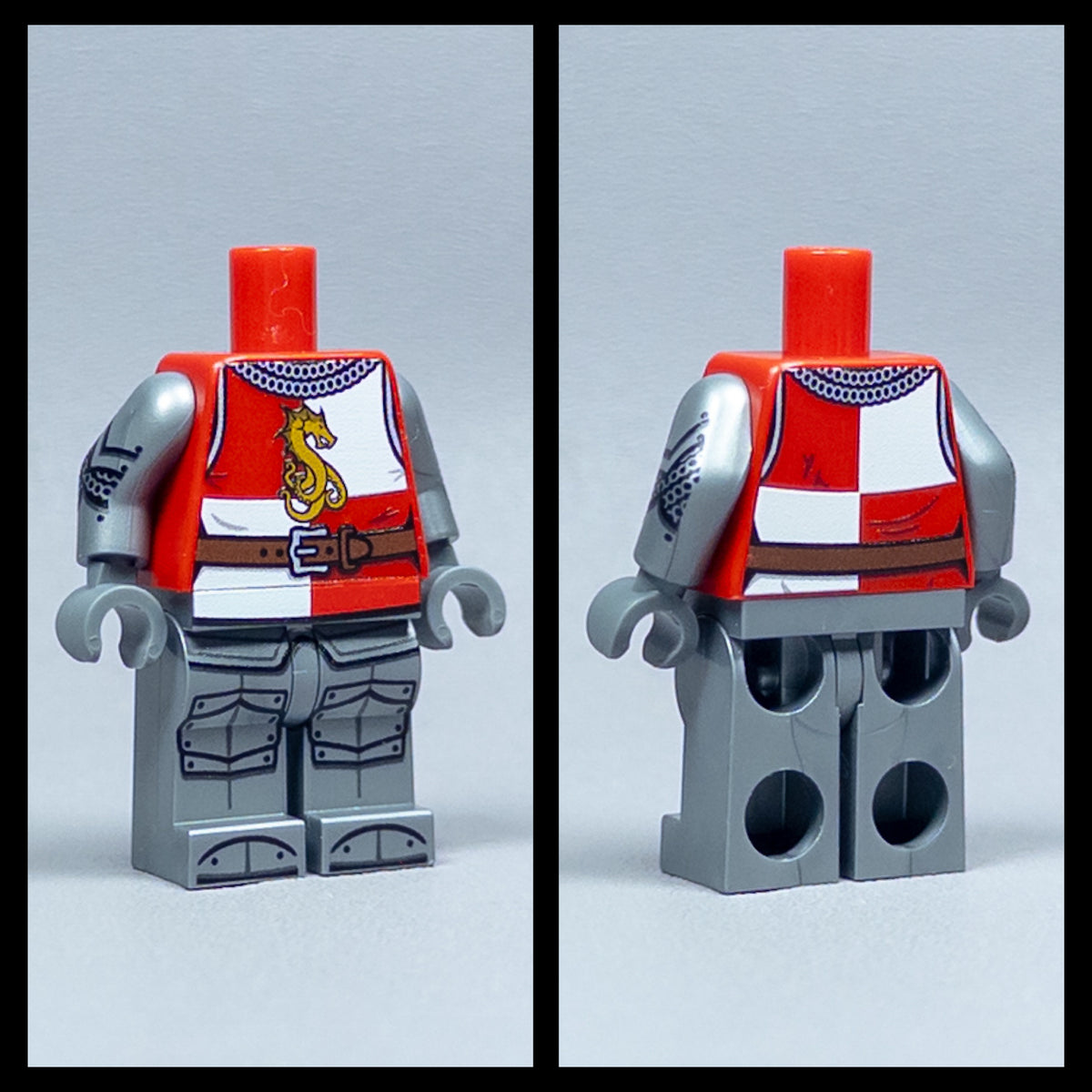 JONAK Toys UV Printed Figure- Armored Leviathan Knight (Lion Knights)
