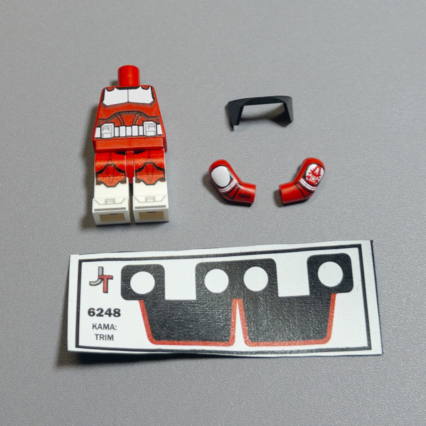 Lego Commander Fox Phase 2 Decals