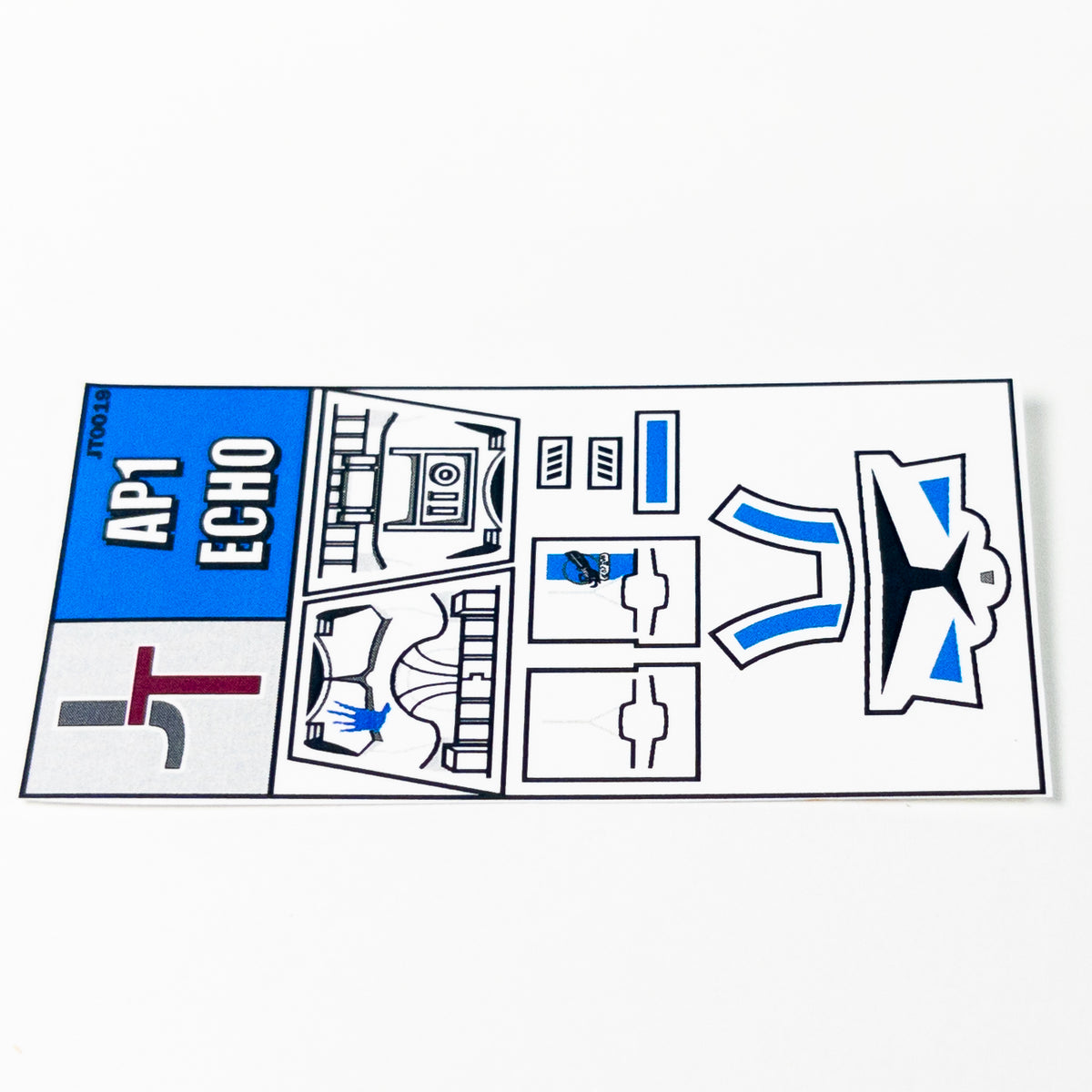JONAK Toys Phase 1 Decal Sheet- Echo