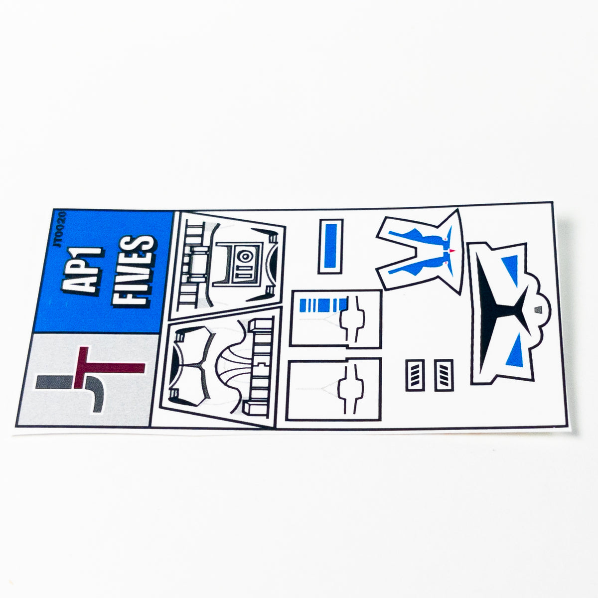 JONAK Toys Phase 1 Decal Sheet- Fives
