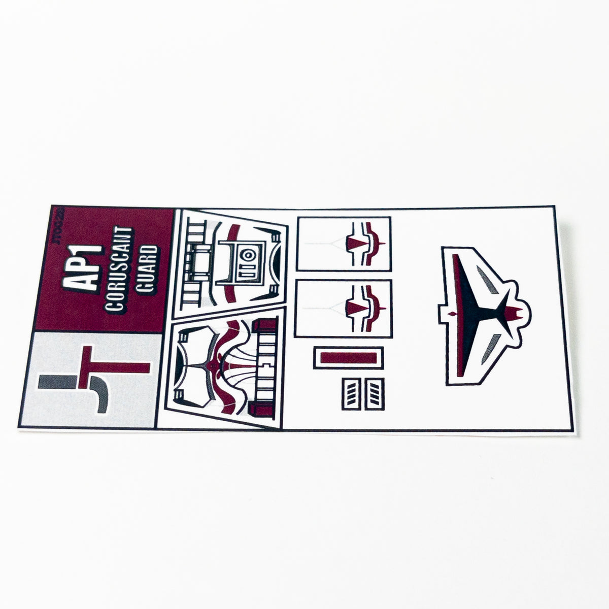 JONAK Toys Animated Phase 1 Decal Sheet- Coruscant Guard