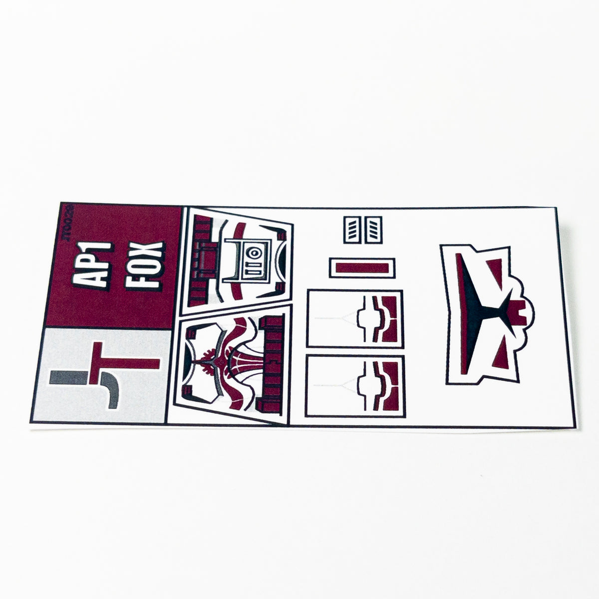 JONAK Toys Animated Phase 1 Decal Sheet- Commander Fox