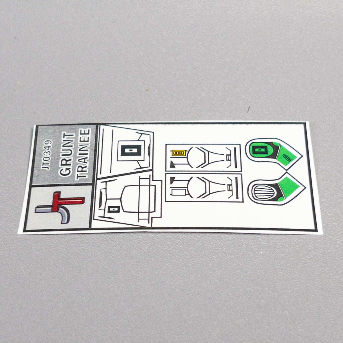 JONAK Toys Clone Cadet Decal Sheet- Standard