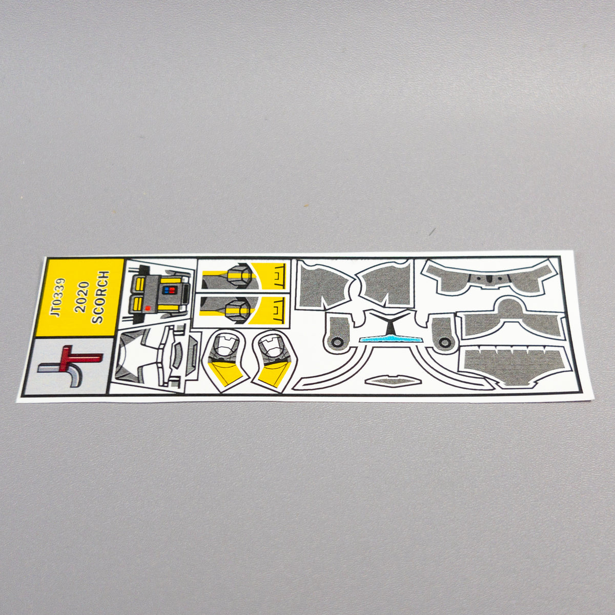JONAK Toys Clone Commando Decal Sheet- Scorch