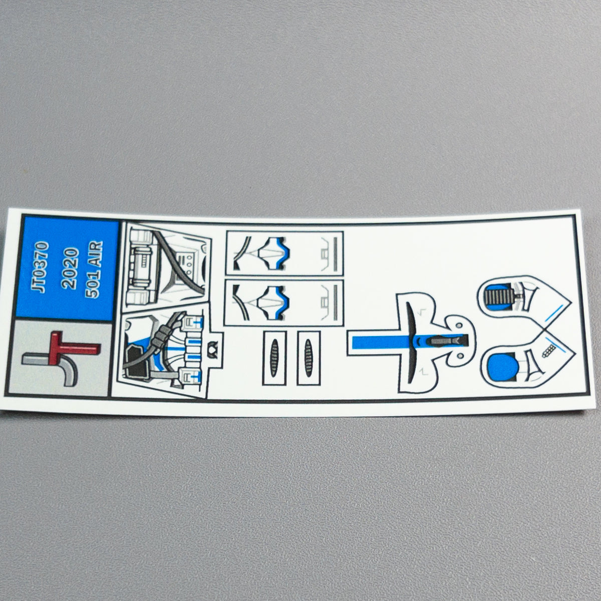 JONAK Toys Phase 2 Decal Sheet- 501st Airborne Trooper