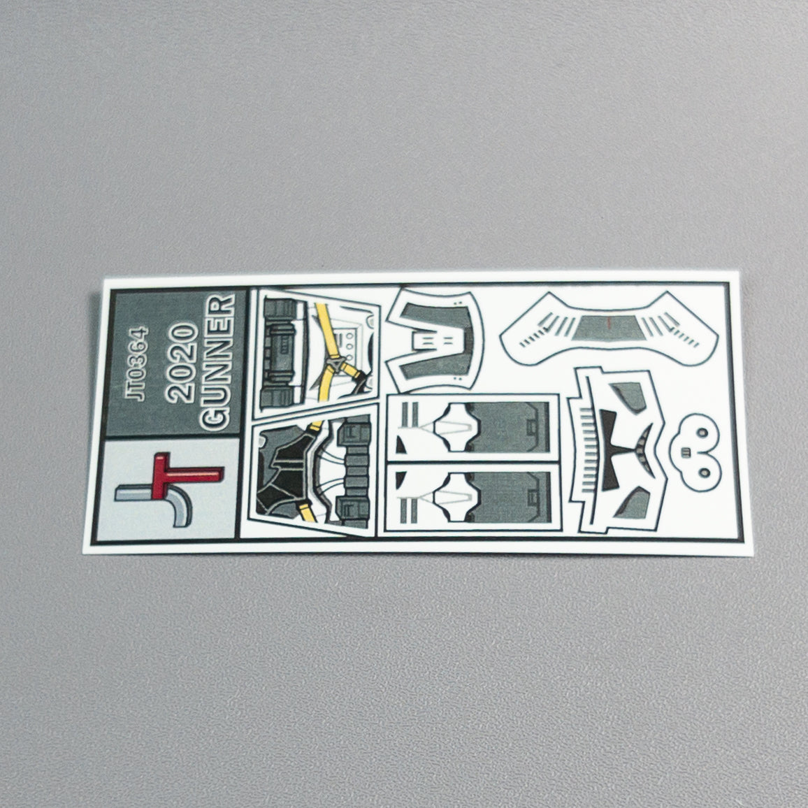 JONAK Toys Phase 2 Decal Sheet- Kamino Security Clone Gunner