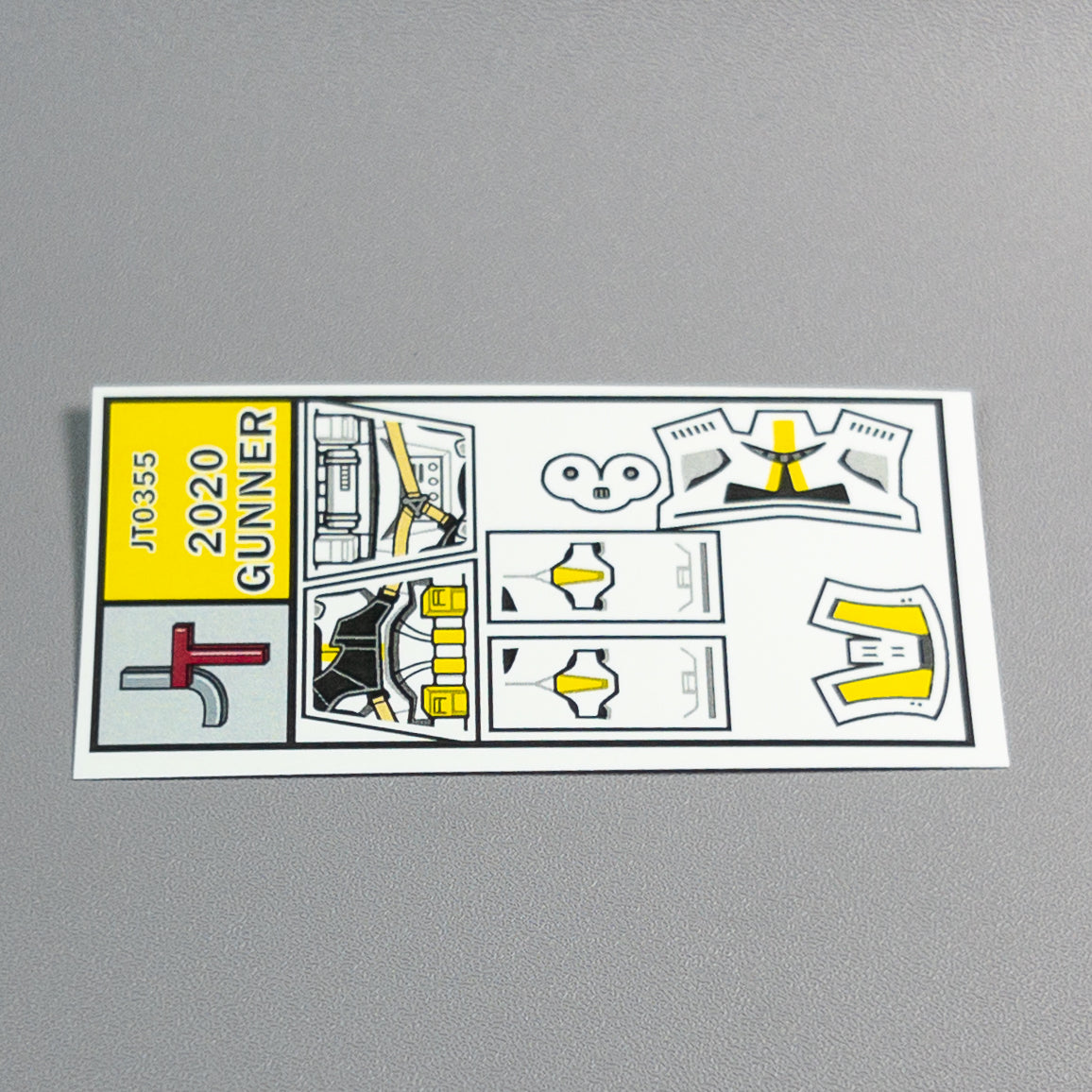 JONAK Toys Phase 2 Decal Sheet- 327th Clone Gunner