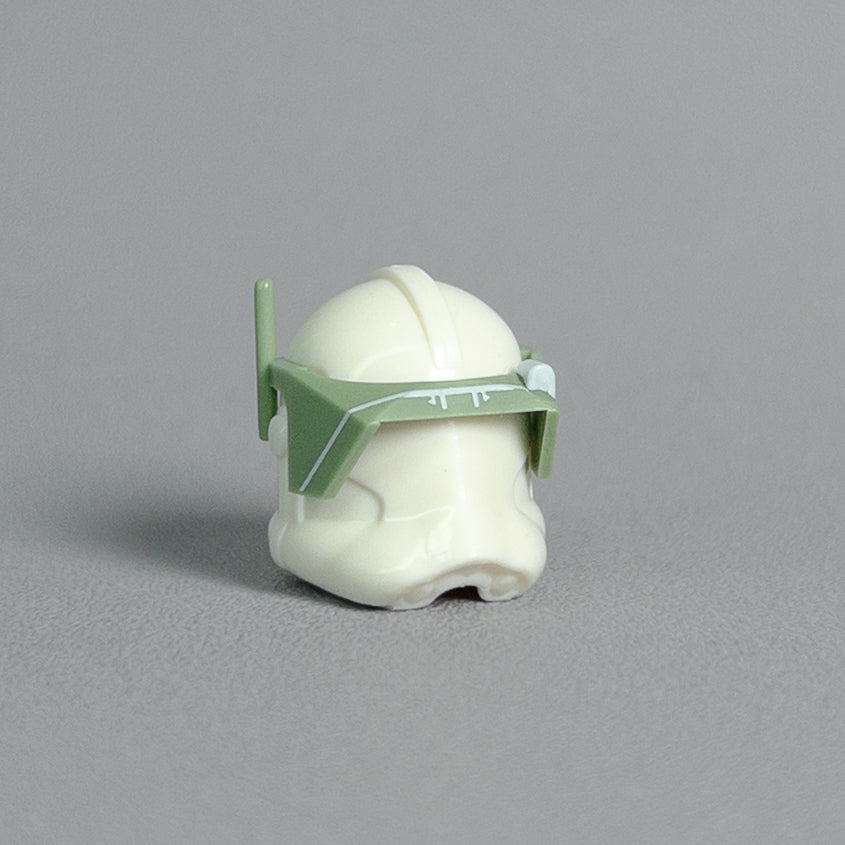 Clone Army Customs Printed Detail Visor- Sand Green Visor, White Print ...