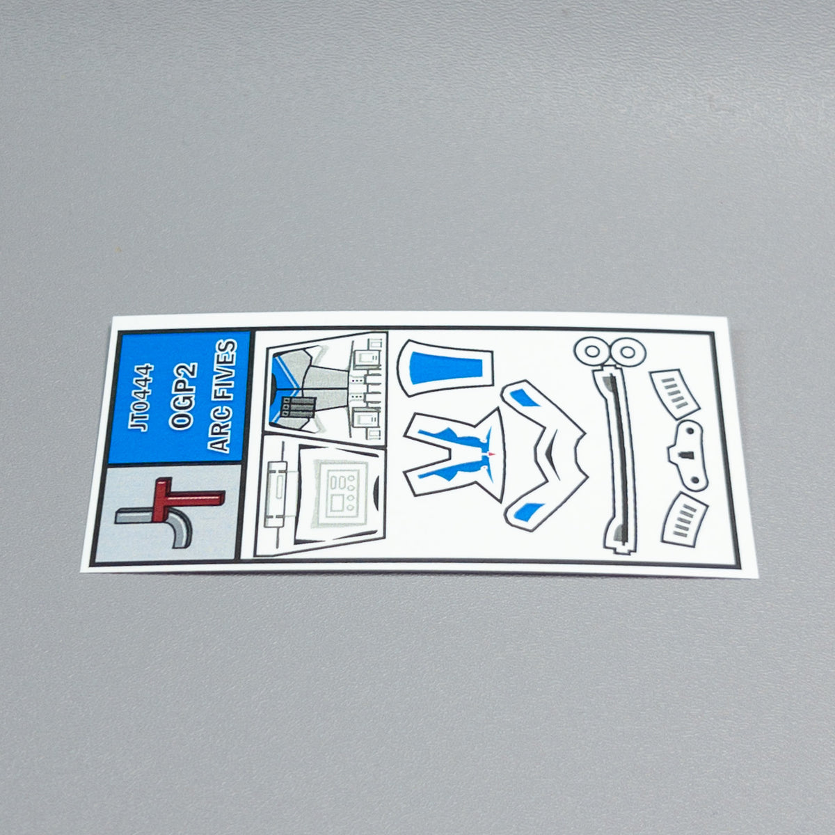 JONAK Toys Decal Sheet- OGP2 ARC Fives