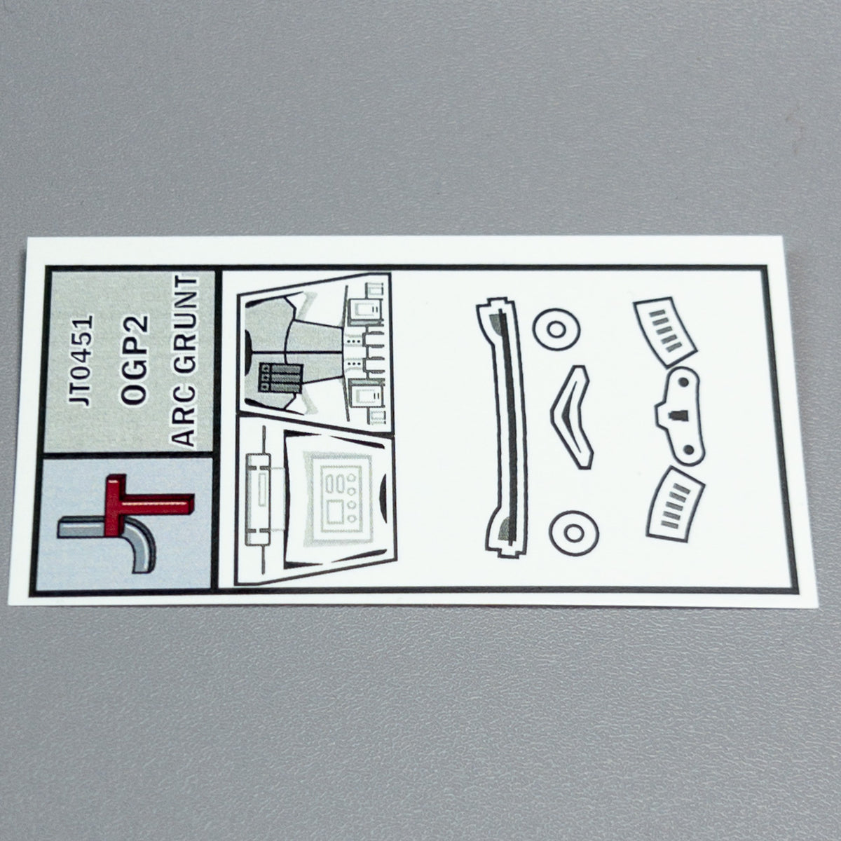 JONAK Toys Decal Sheet- OGP2 Grunt ARC Trooper