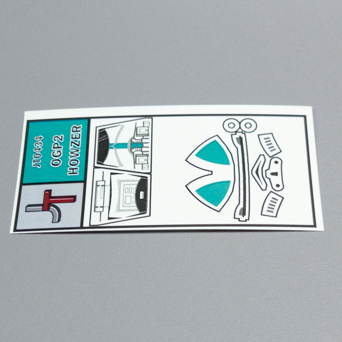 JONAK Toys Decal Sheet- OGP2 Captain Howzer