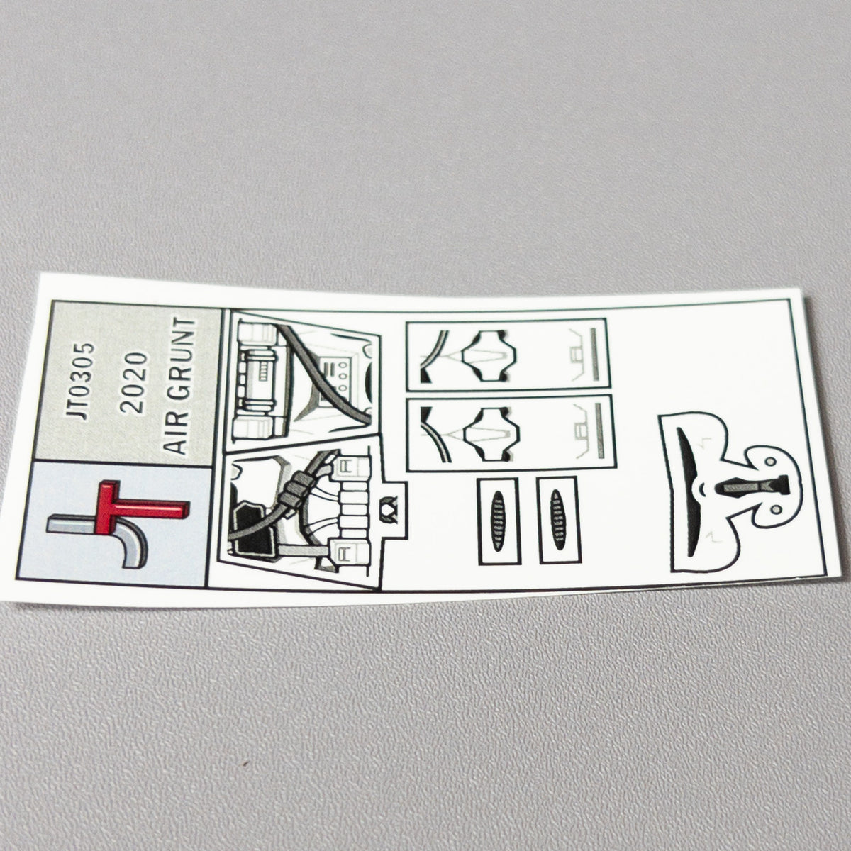 JONAK Toys Phase 2 Decal Sheet- Airborne Grunt