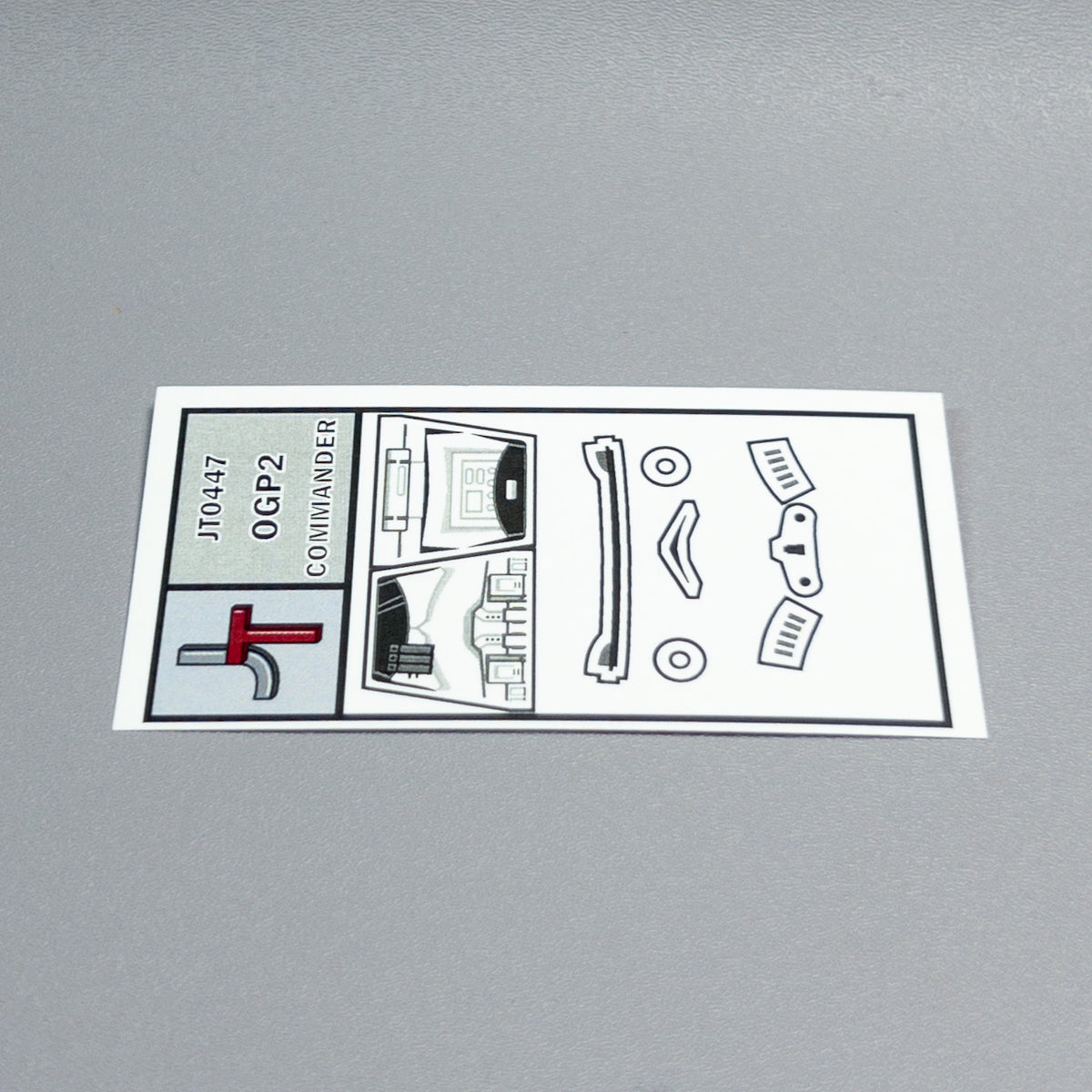 JONAK Toys Decal Sheet- OGP2 Grunt Commander