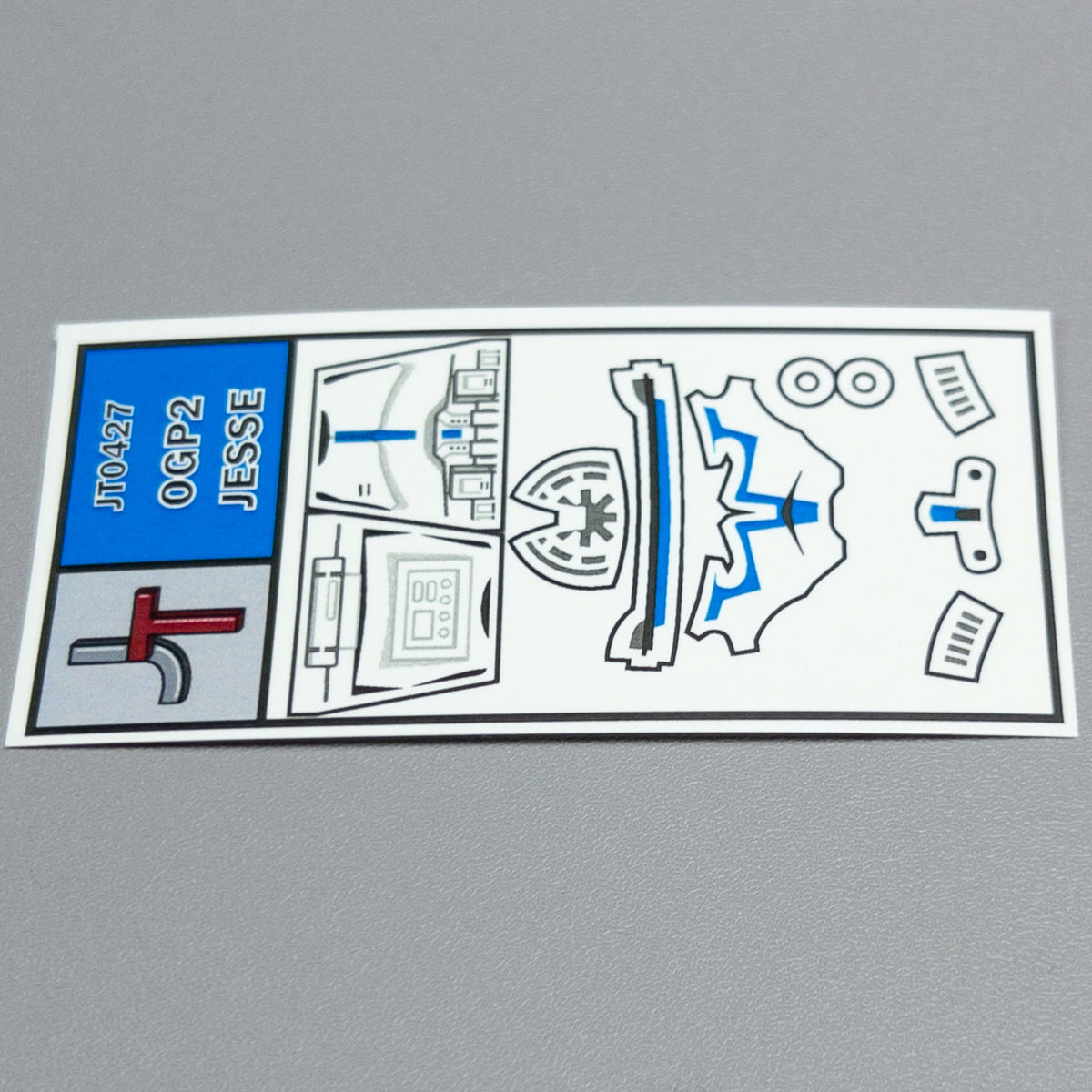 JONAK Toys Decal Sheet- OGP2 Jesse
